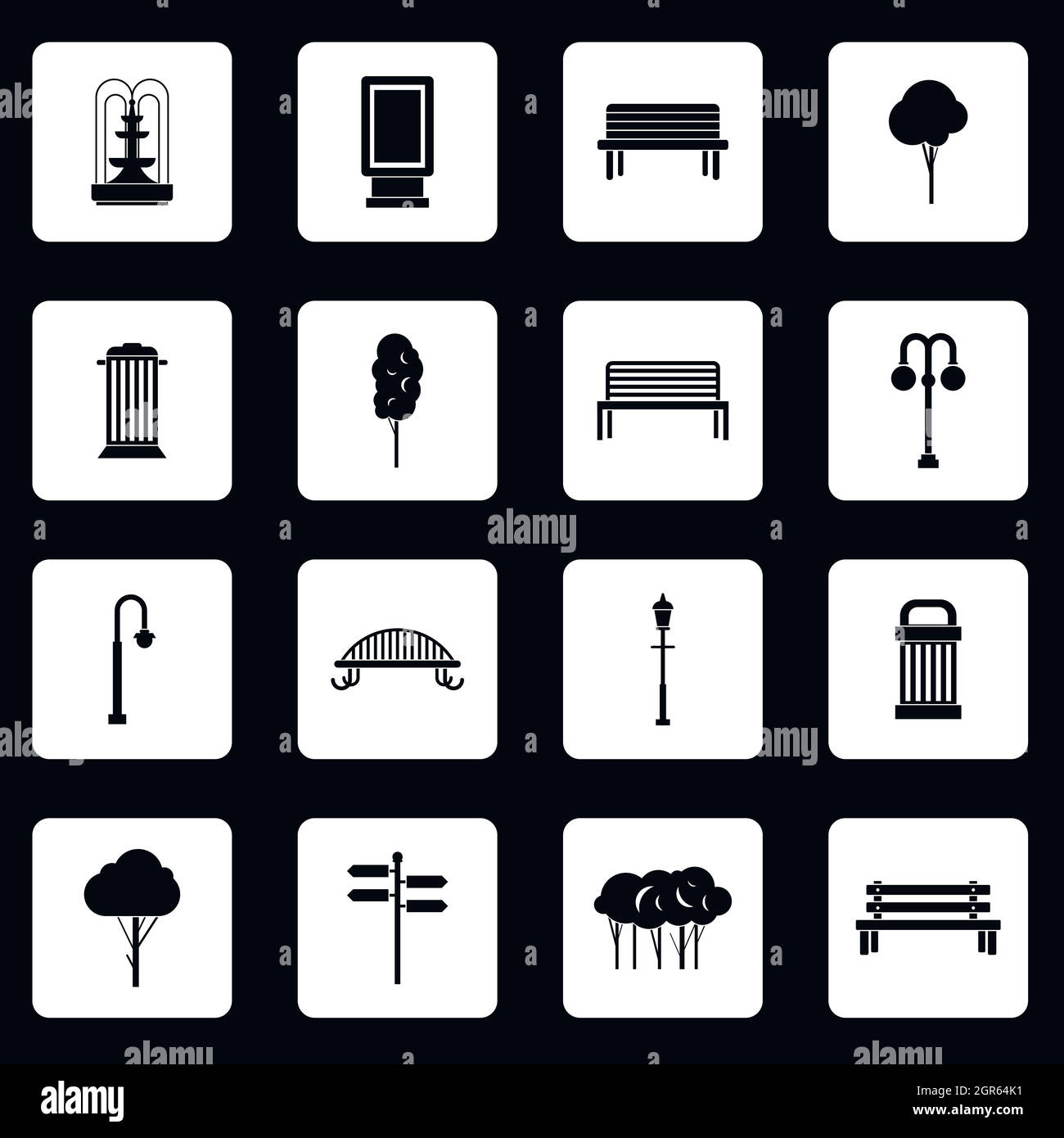 Park signboard Stock Vector Images - Alamy