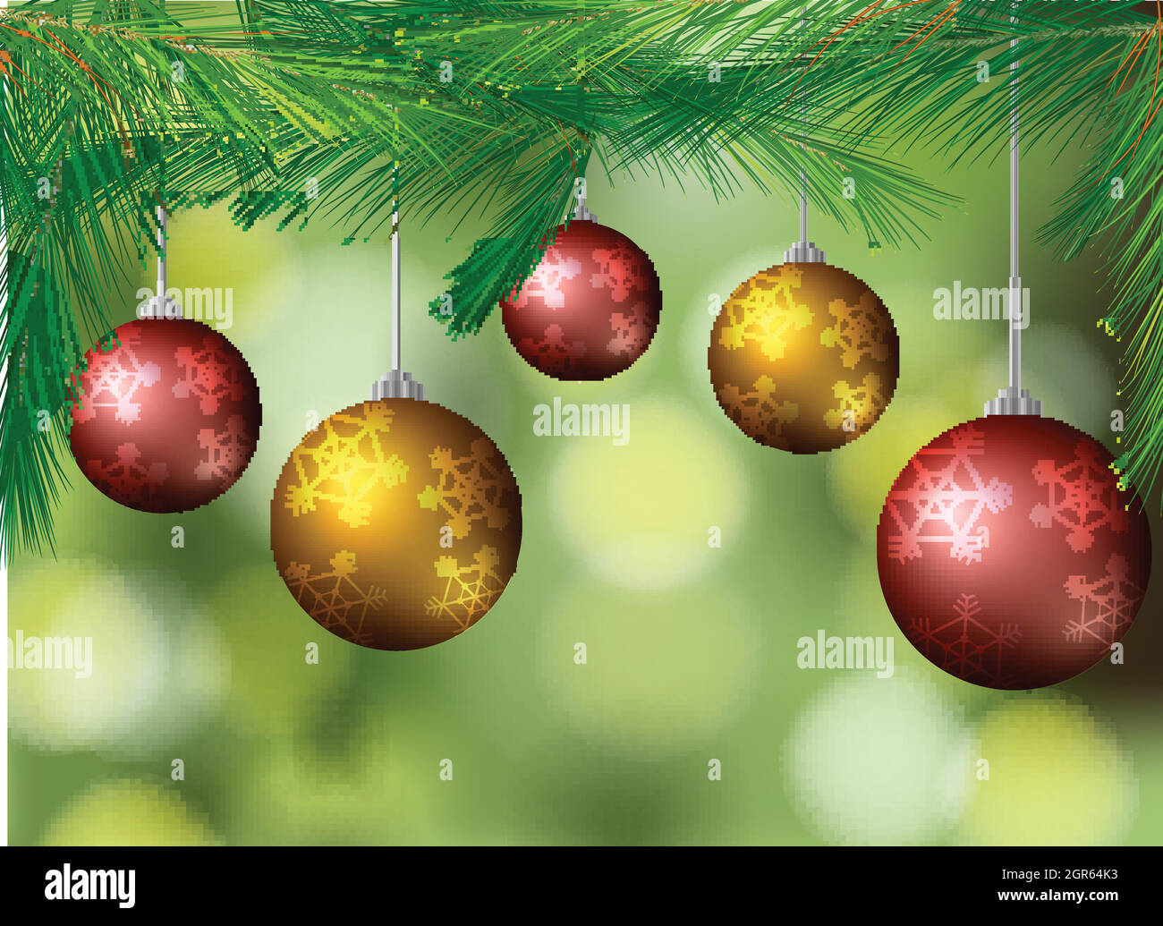 Christmas clip art ball decoration Stock Vector Images - Alamy