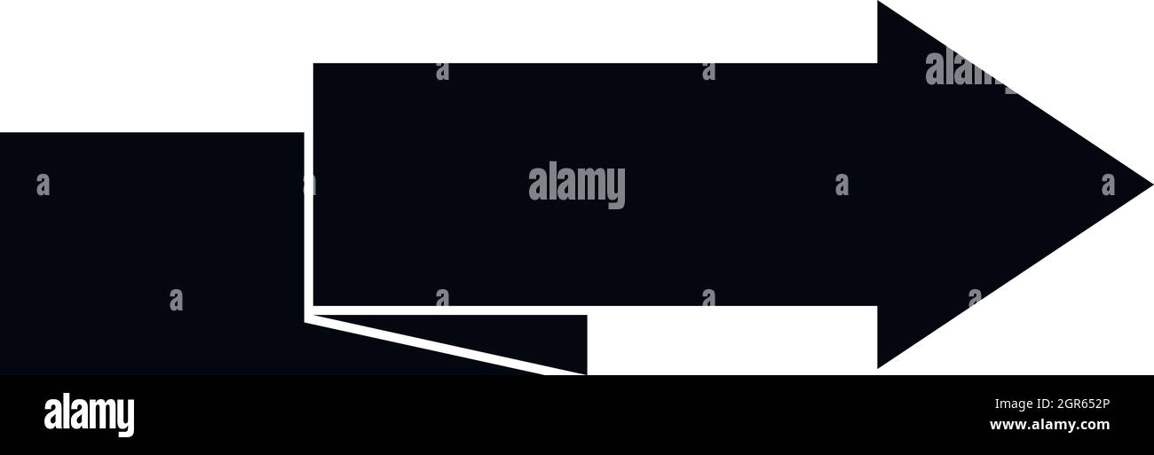 Arrow to right icon, simple style Stock Vector Image & Art - Alamy