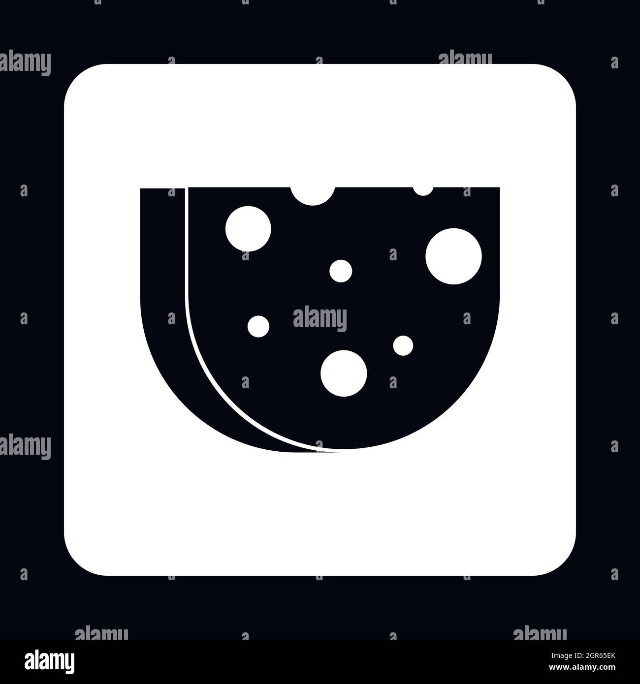 Cheese icon, simple style Stock Vector Image & Art - Alamy