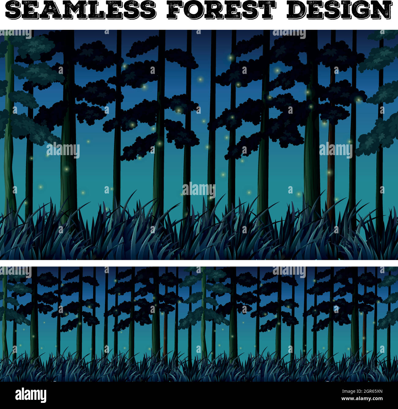 Seamless forest hi-res stock photography and images - Alamy