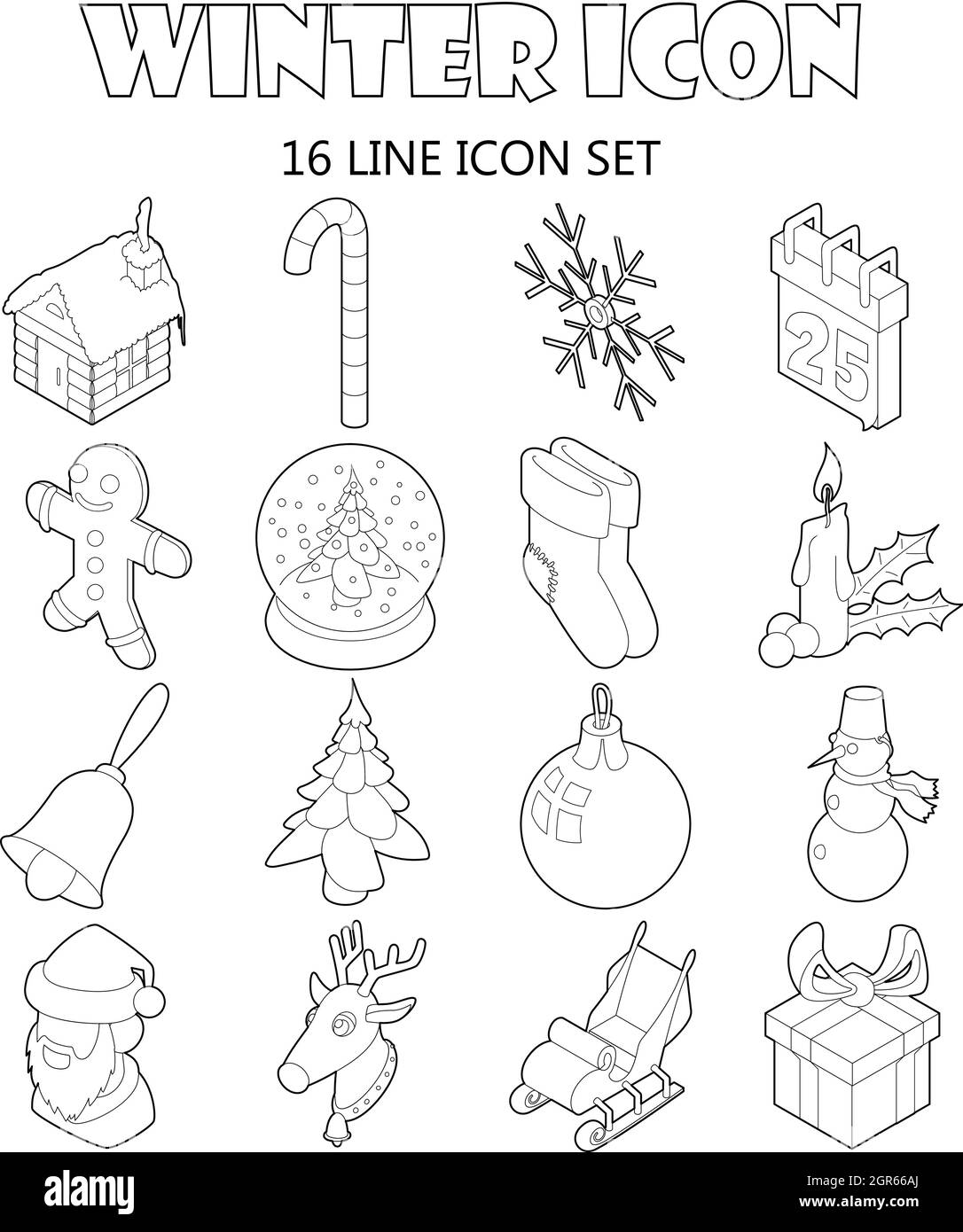 Sock outline vector Black and White Stock Photos & Images - Alamy