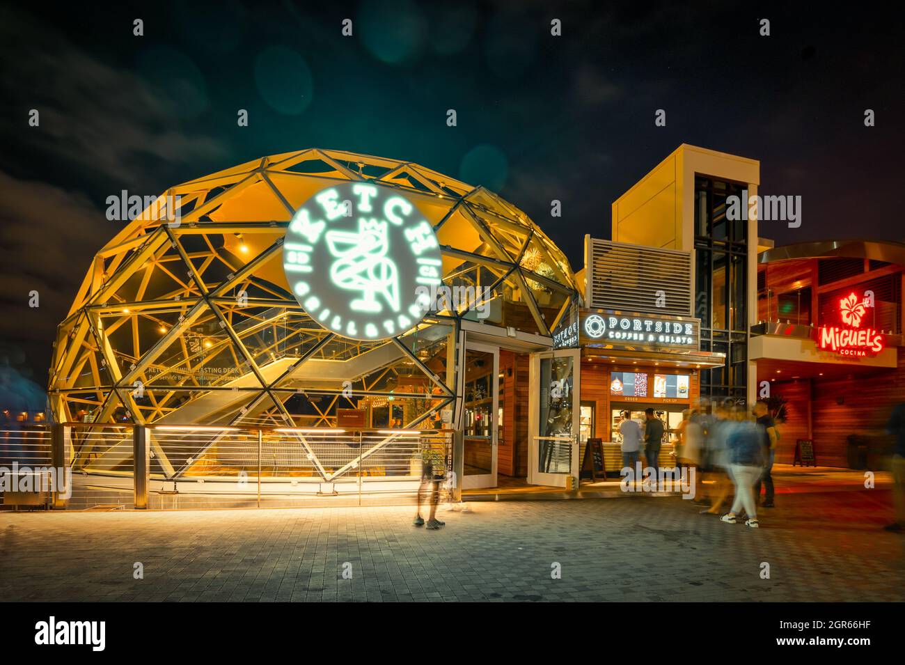 Portside Pier in San Diego, California is a new waterfront attraction ...