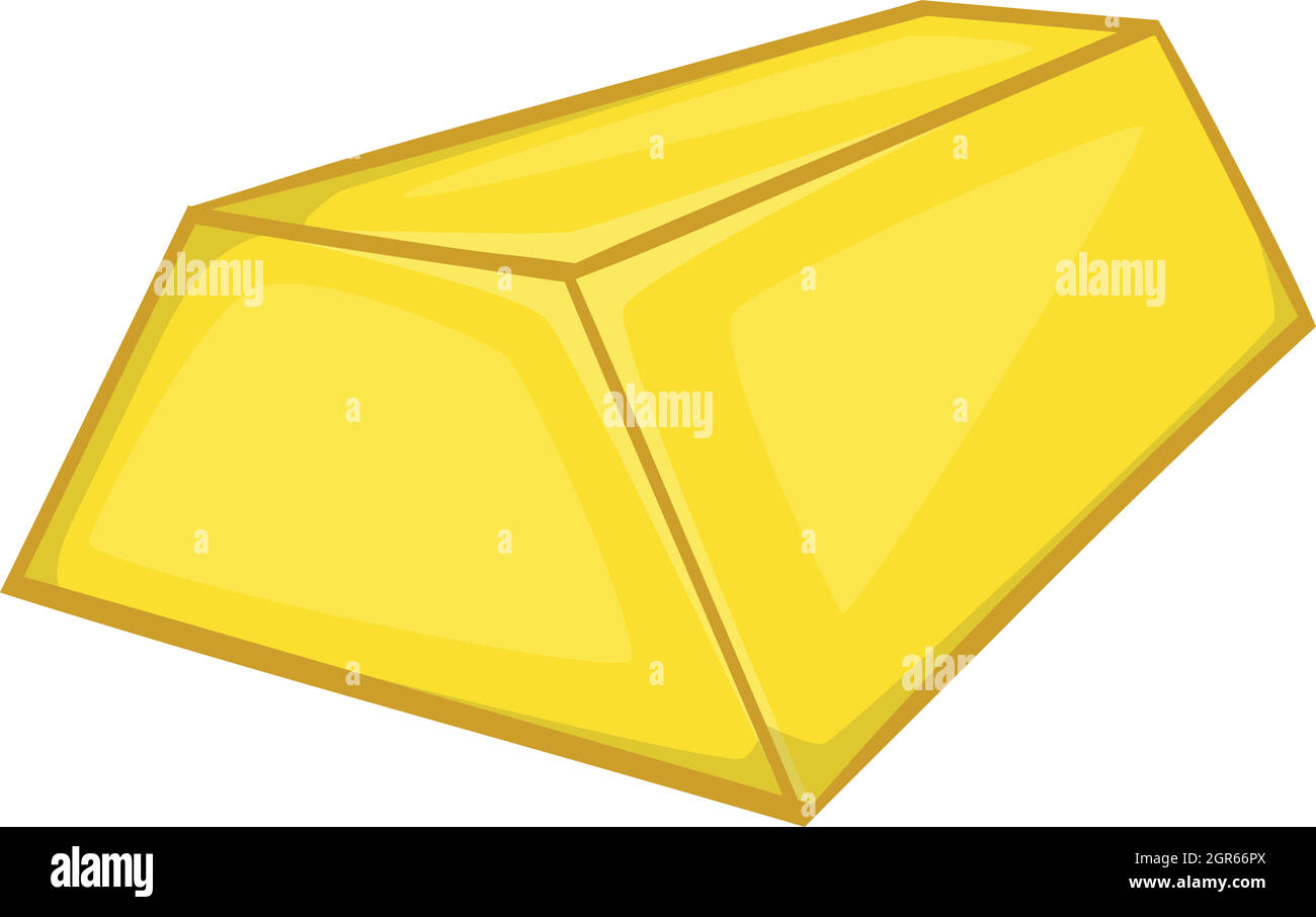 Gold ingot icon, cartoon style Stock Vector Image & Art - Alamy