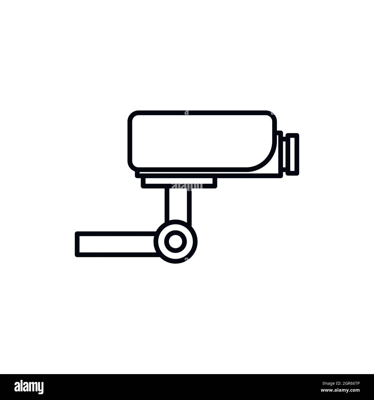 Surveillance camera icon, outline style Stock Vector Image & Art - Alamy
