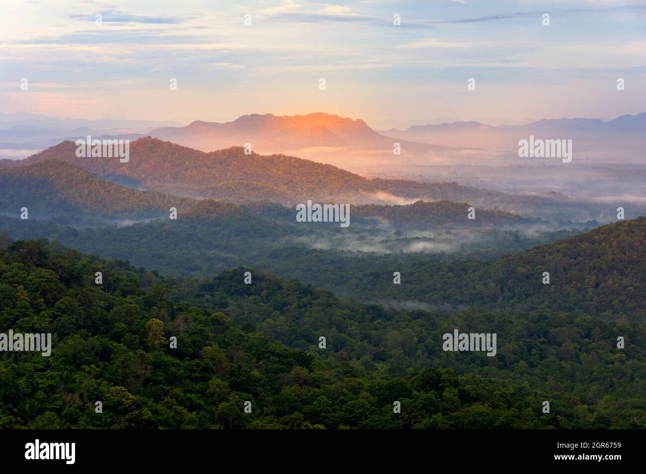 Mist on hill station hi-res stock photography and images - Alamy