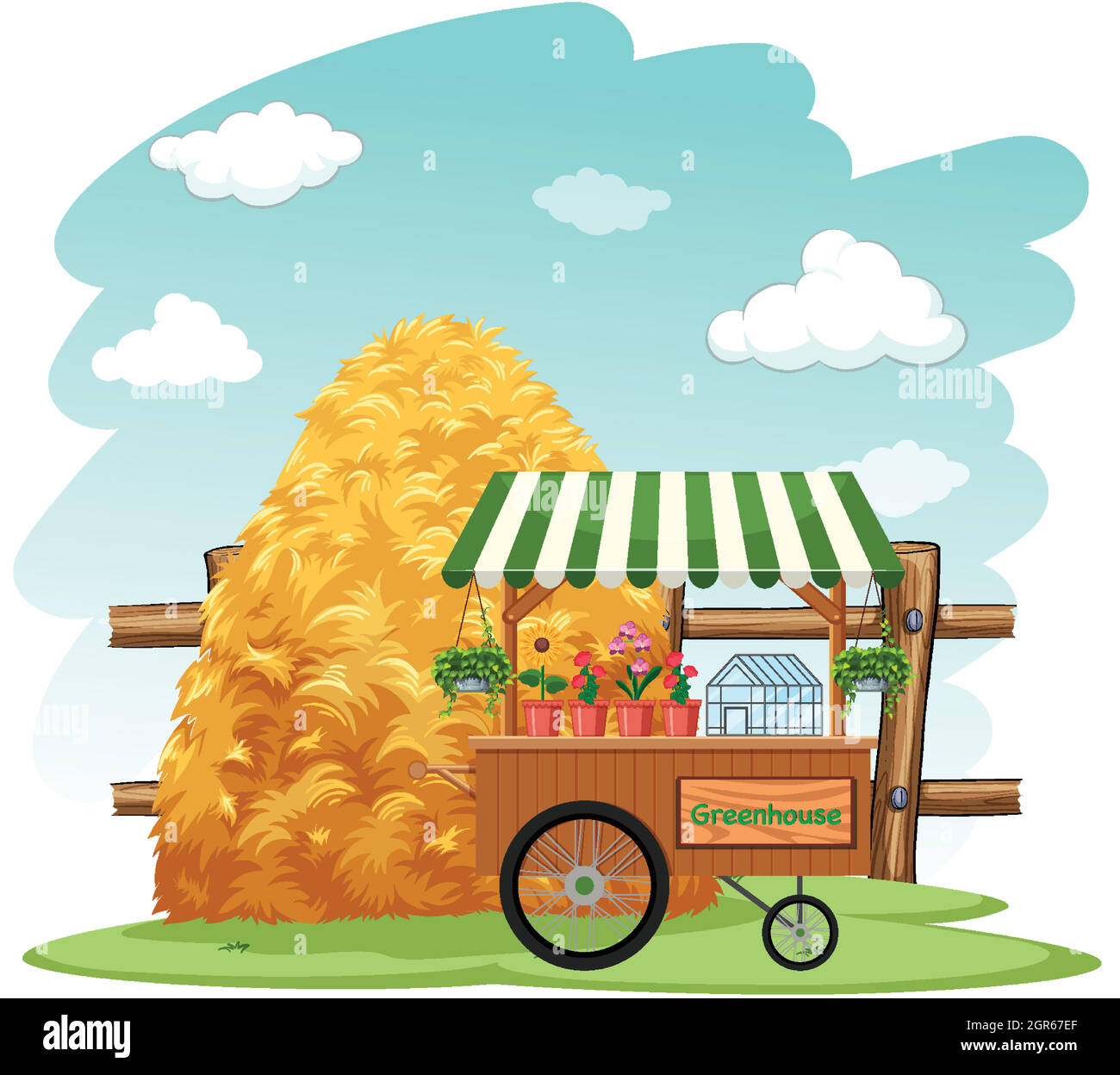 Hay flower Stock Vector Images - Alamy