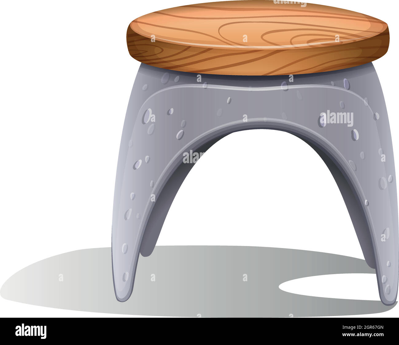 Soft chair white legs Stock Vector Images - Alamy