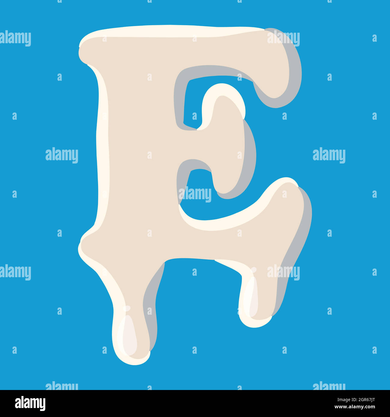 E natural background Stock Vector Images - Alamy