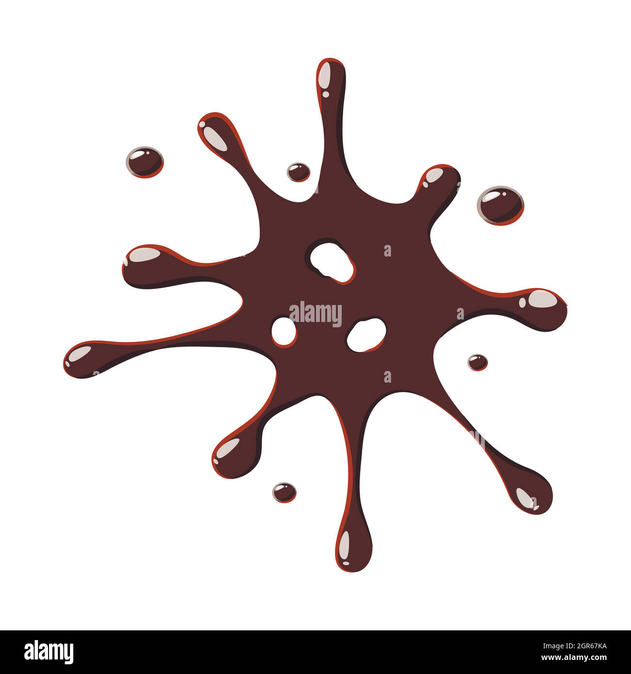 Spot of dark chocolate icon Stock Vector Image & Art - Alamy