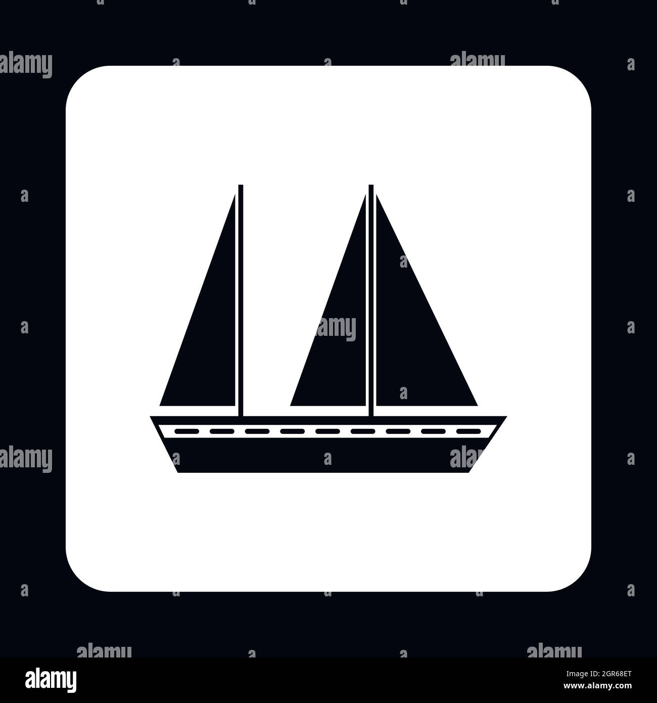 Symbol boat Stock Vector Images - Alamy