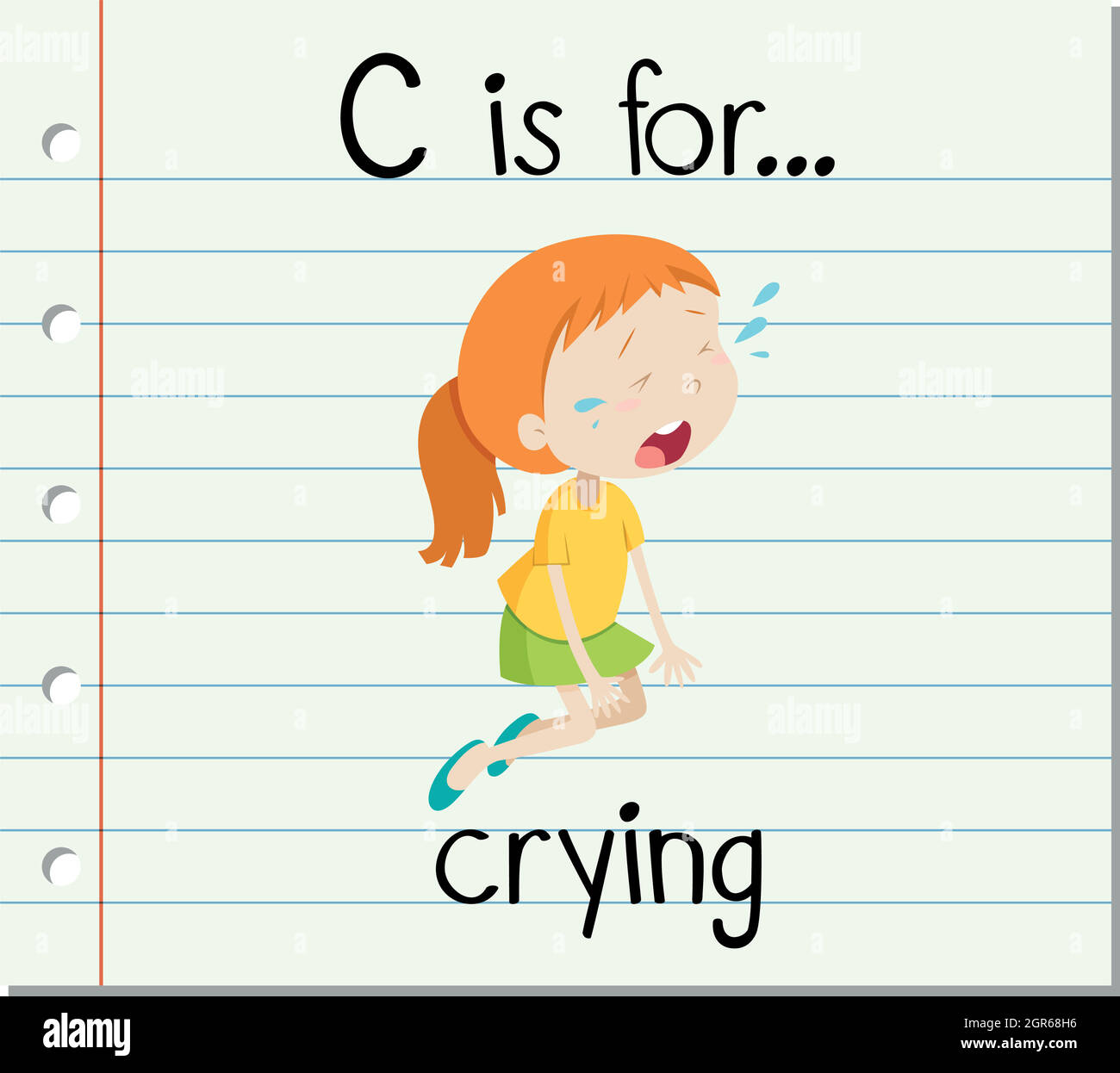 Read letter sad Stock Vector Images - Alamy