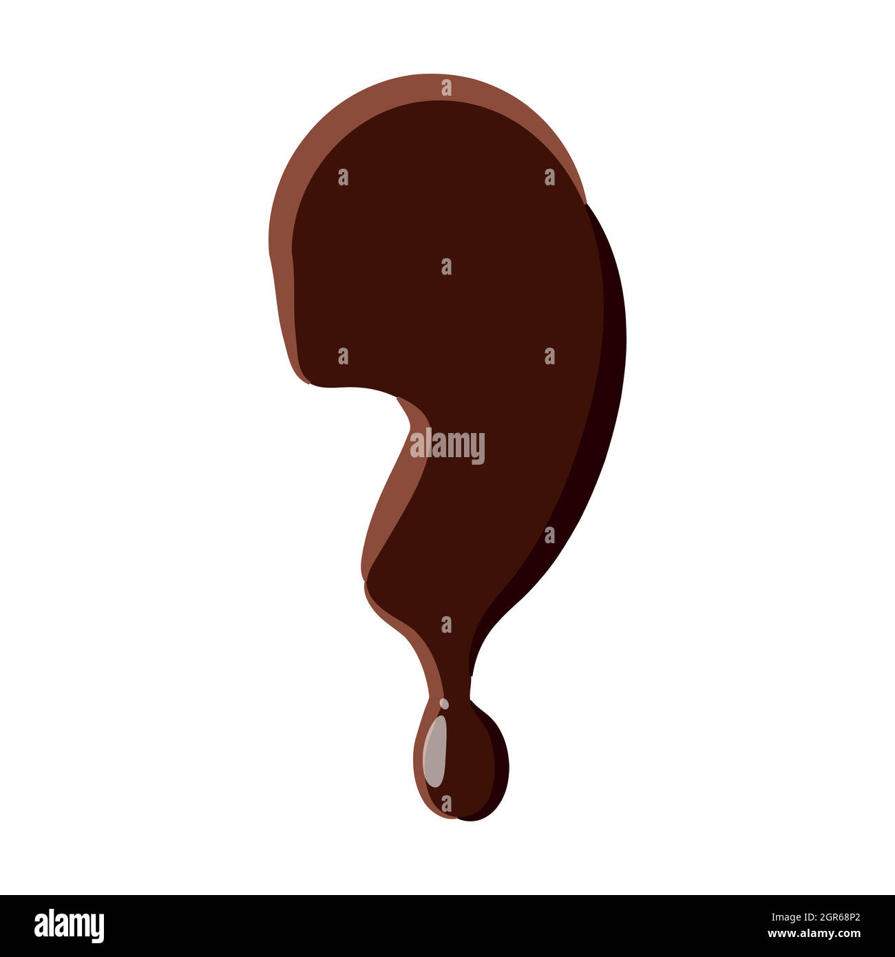 Comma from latin alphabet made of chocolate Stock Vector Image & Art ...
