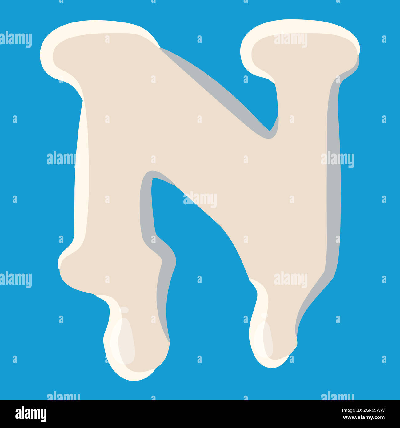 Letter isolated on baby Stock Vector Images - Alamy