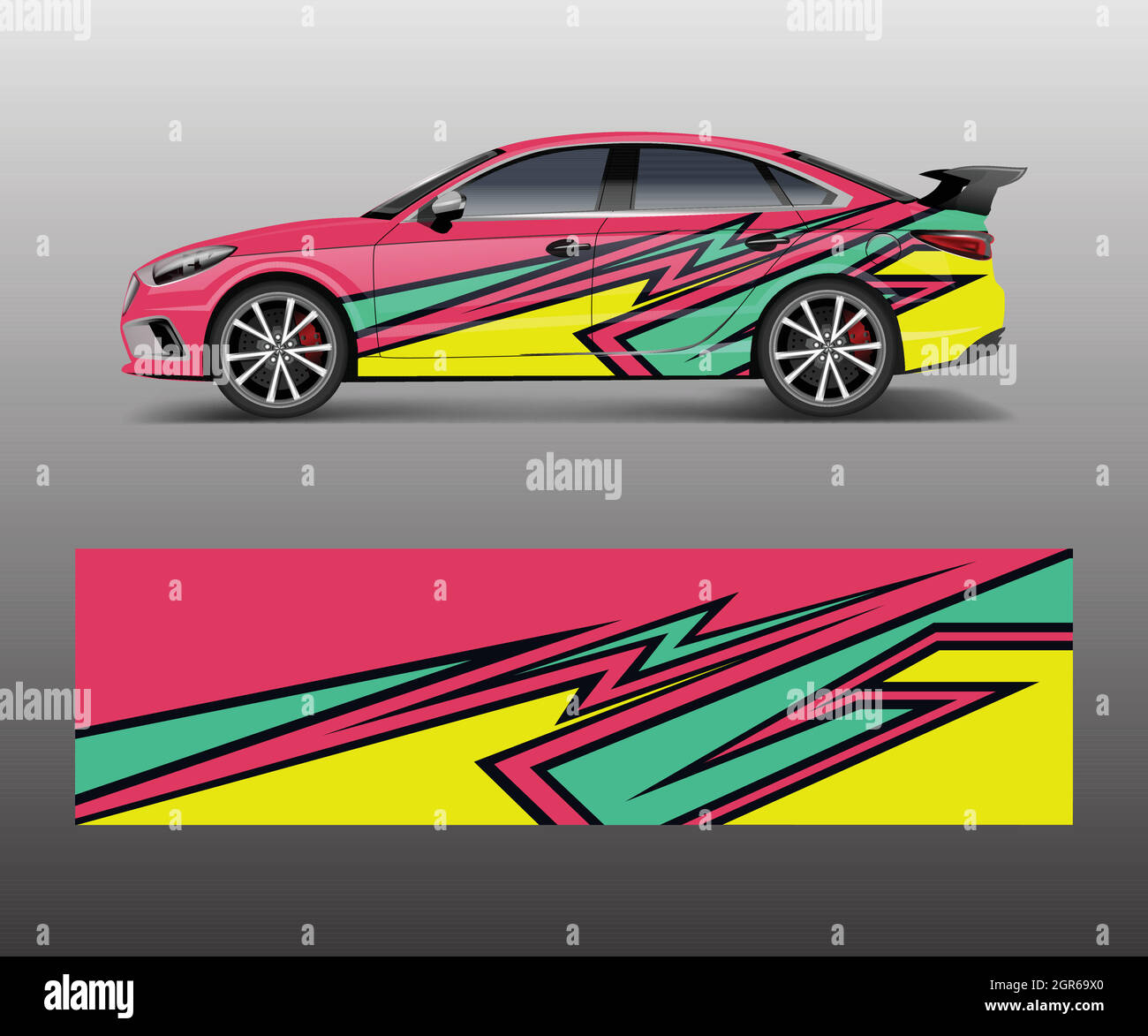 Racing Graphics Vector