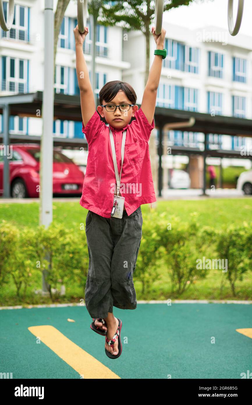 Malaysia children exercise hi-res stock photography and images - Alamy