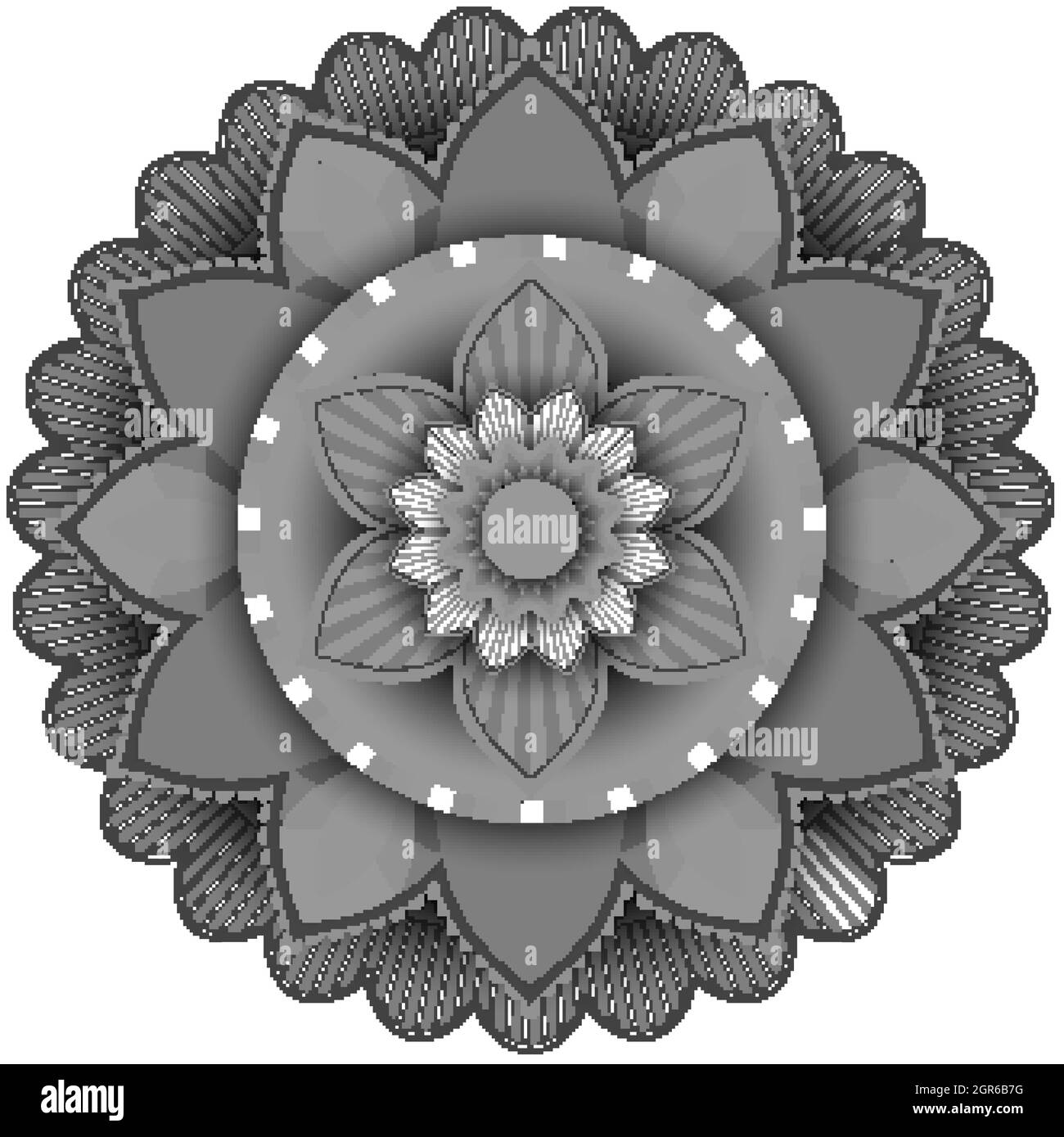 Floral arrangement in round Black and White Stock Photos & Images - Alamy