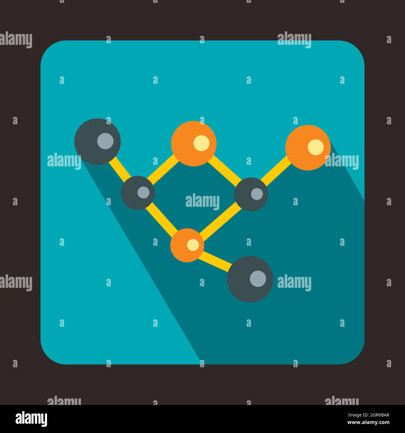 Molecules icon hi-res stock photography and images - Alamy