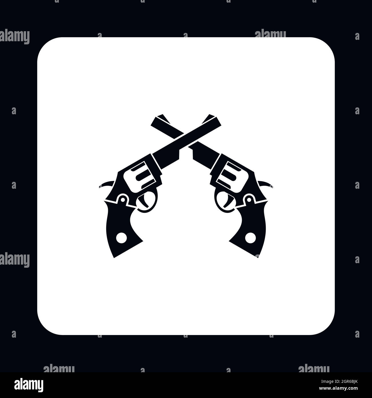 Revolvers icon, simple style Stock Vector Image & Art - Alamy