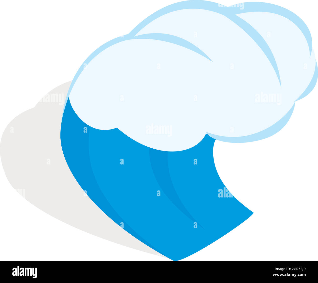 Water wave icon, isometric 3d style Stock Vector Image & Art - Alamy