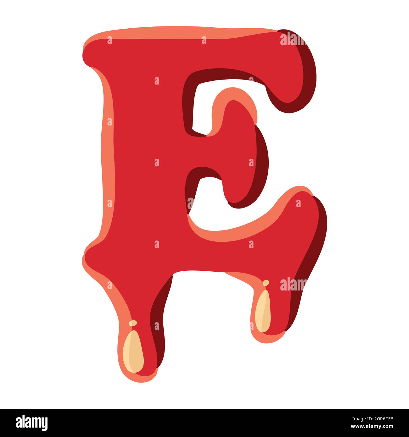 E letter isolated on white background Stock Vector Image & Art - Alamy