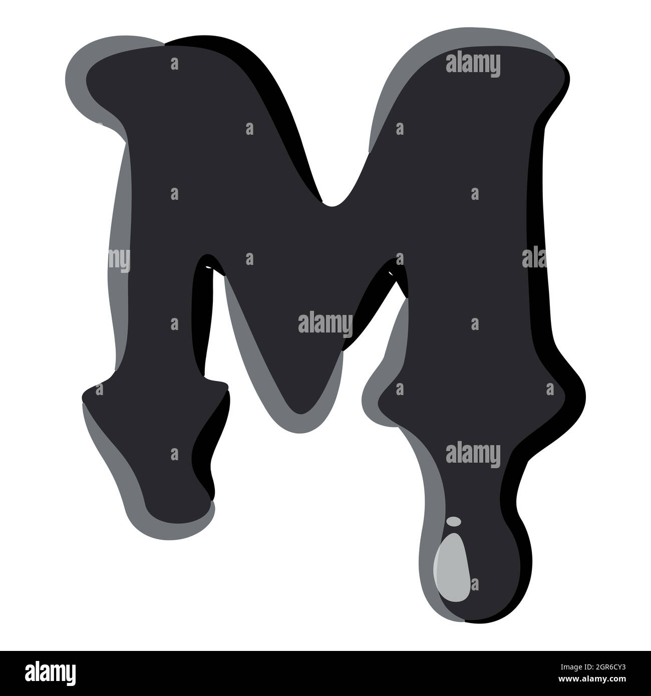 M letter isolated on white background Stock Vector Image & Art - Alamy