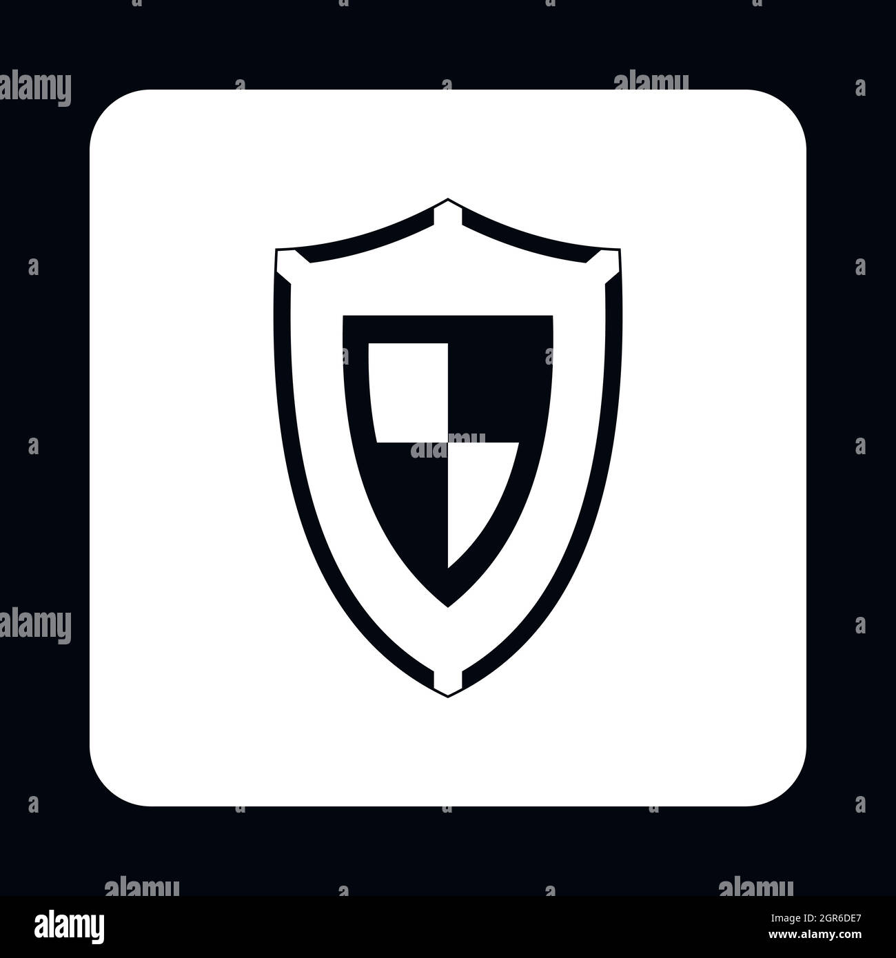 Army shield icon, simple style Stock Vector Image & Art - Alamy