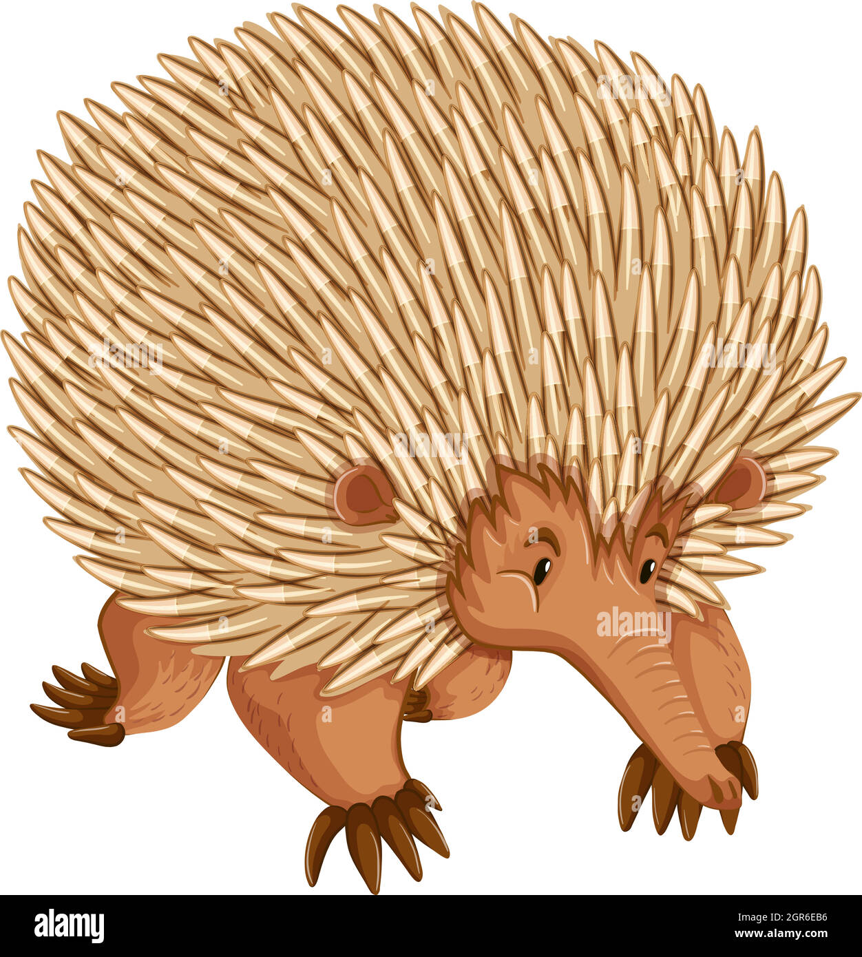 Porcupine Cartoon High Resolution Stock Photography and Images - Alamy