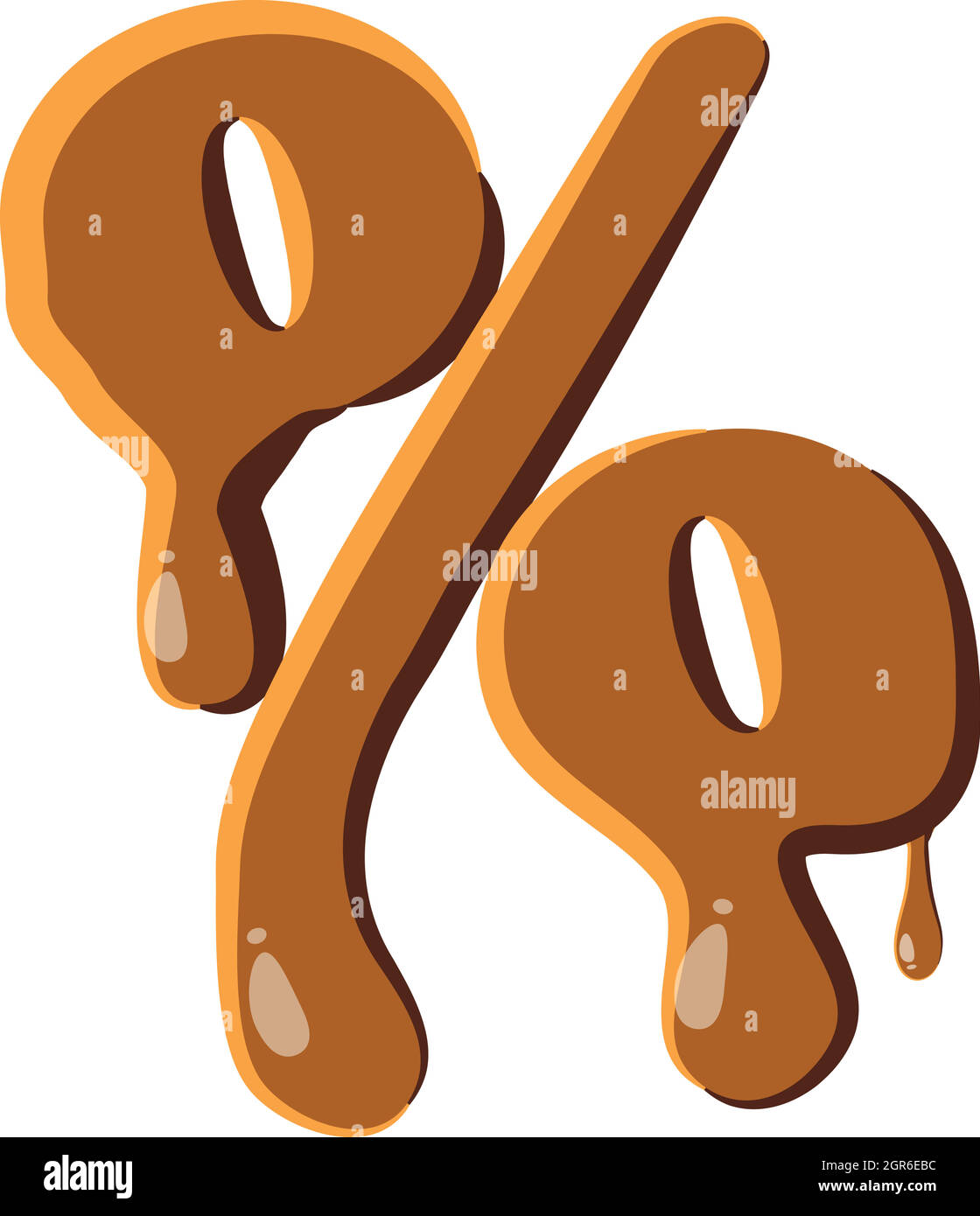 Vector icon percentage symbol Cut Out Stock Images & Pictures - Alamy