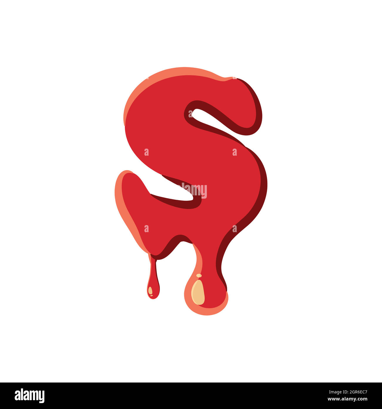 S letter isolated on white background Stock Vector Image & Art - Alamy