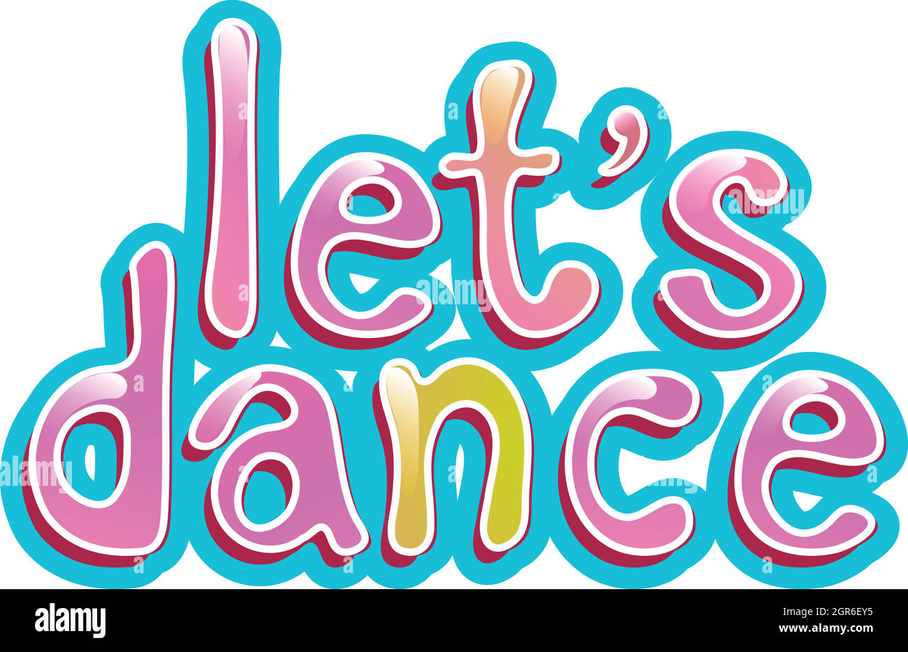 The Word Dance Clip Art