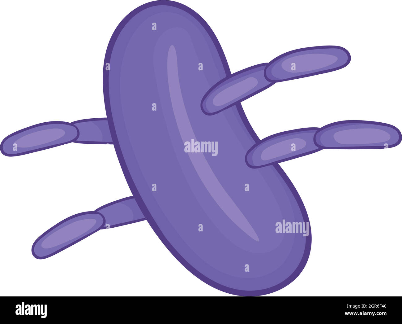Parasite or virus icon, cartoon style Stock Vector Image & Art - Alamy