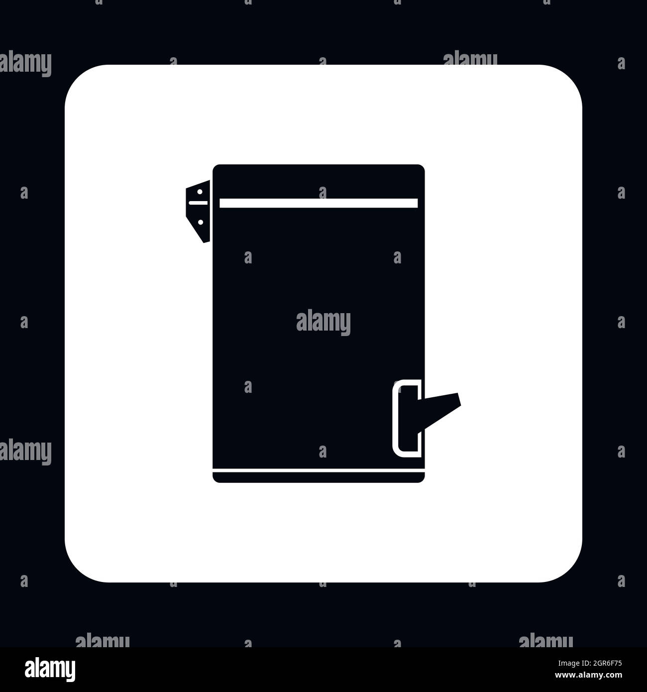 Bin with lid Stock Vector Images - Alamy