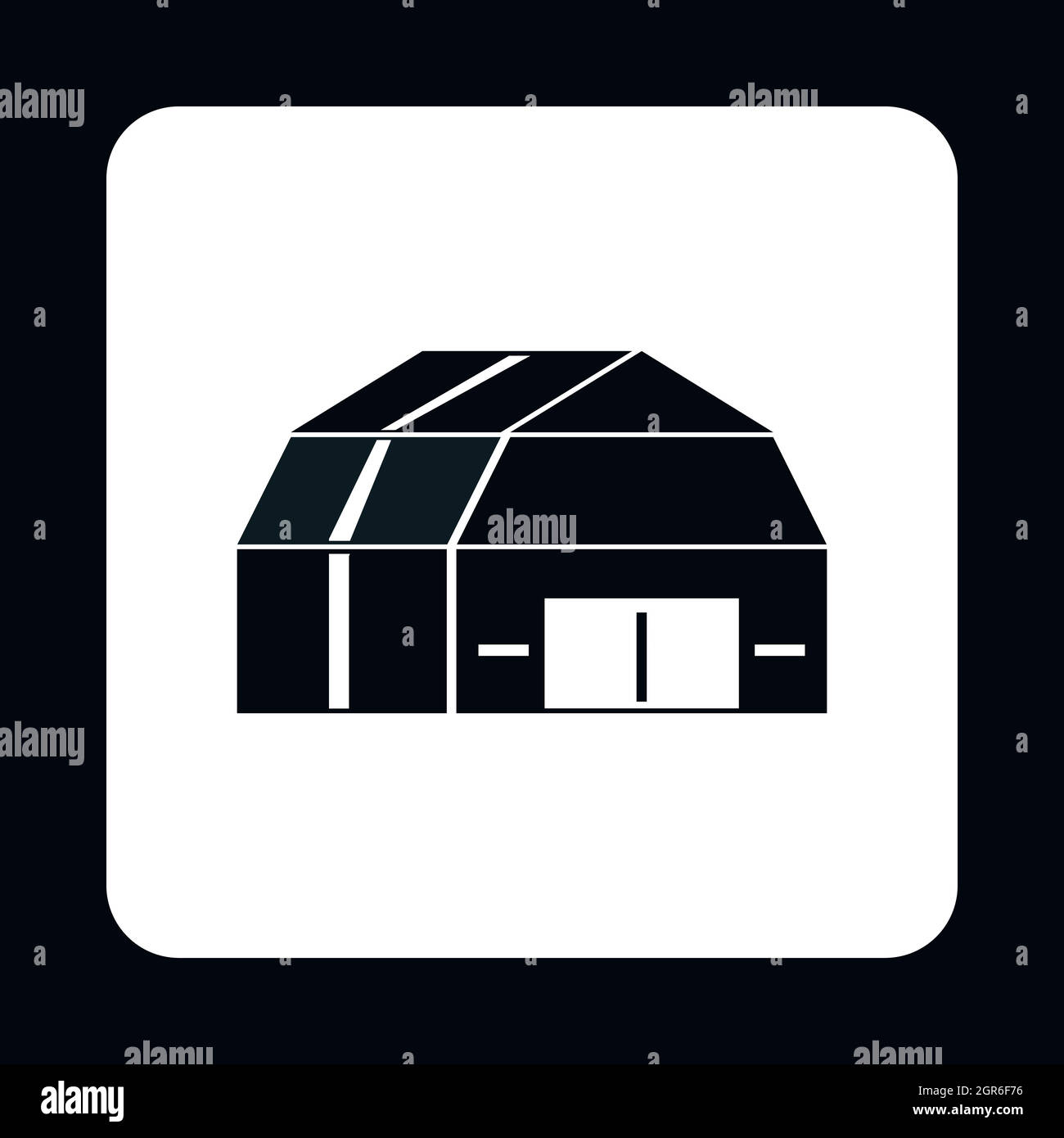 Barn icon in simple style Stock Vector Image & Art - Alamy