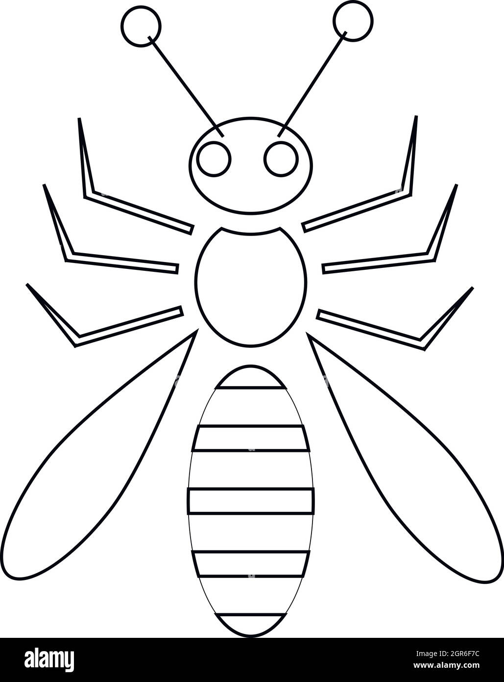 Bee outline icon hi-res stock photography and images - Alamy Bee outline icon hi-res stock photography and images - Alamy