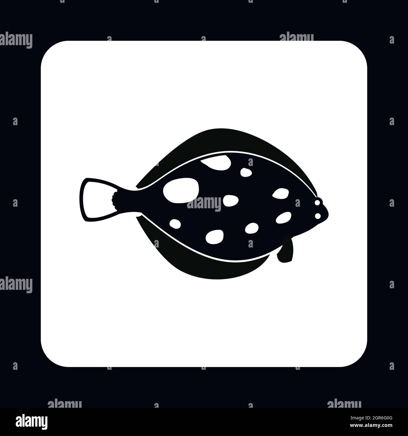 Flounder fish Stock Vector Images - Alamy