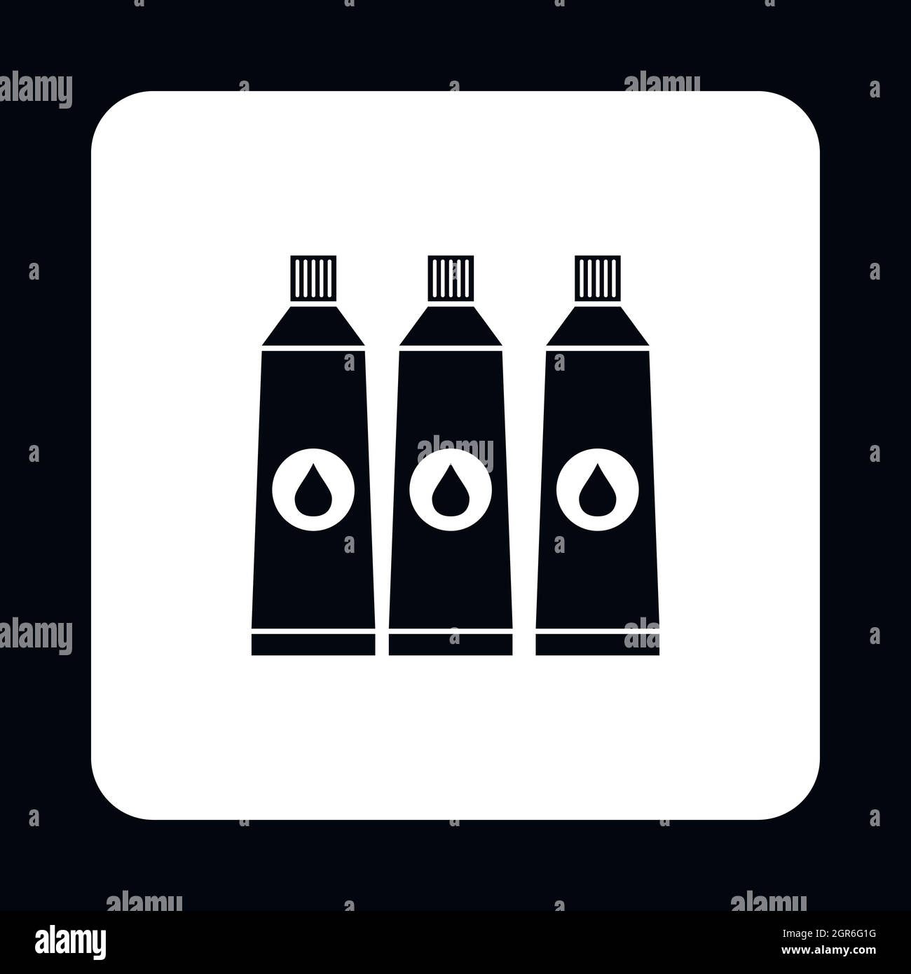 Tube paint tubes Stock Vector Images - Alamy