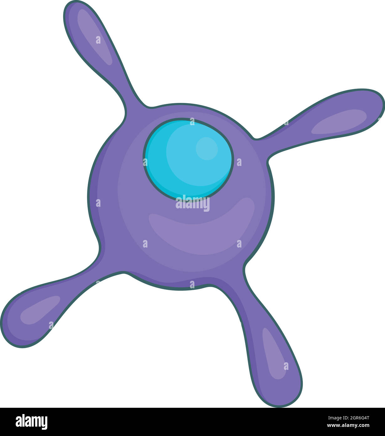 Virus infection in cell Stock Vector Images - Alamy