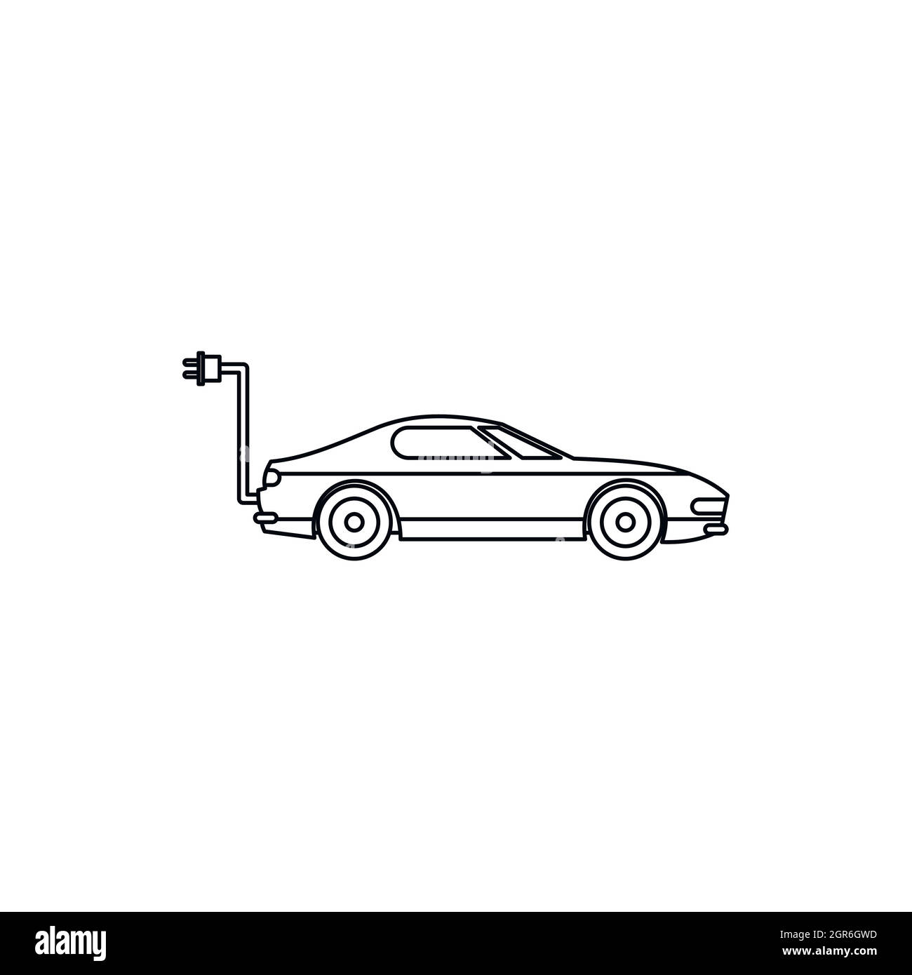 Car ecology isolated icon Cut Out Stock Images & Pictures - Alamy