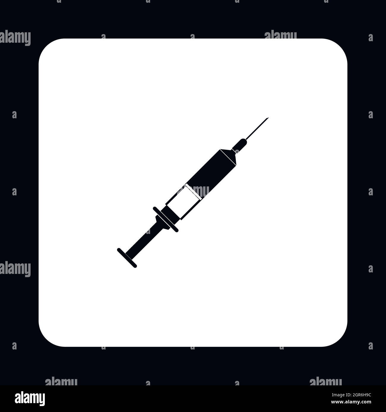 Syringe icon, simple style Stock Vector Image & Art - Alamy