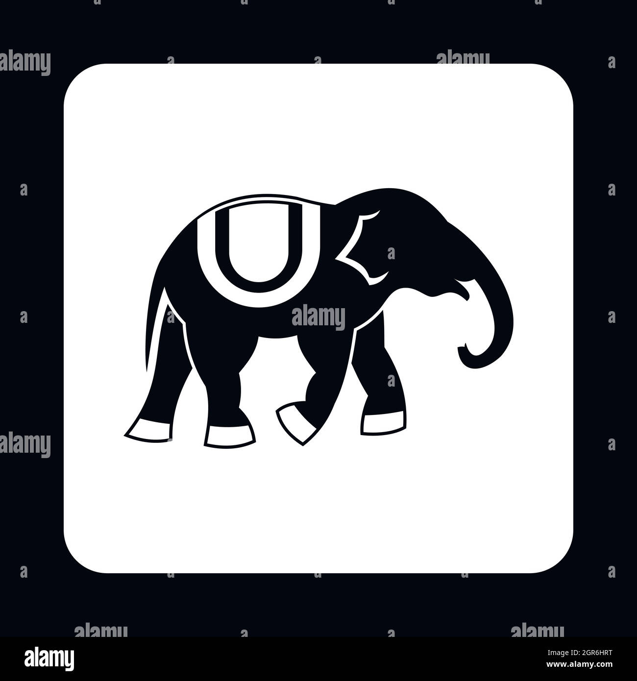 Elephant icon, simple style Stock Vector Image & Art - Alamy