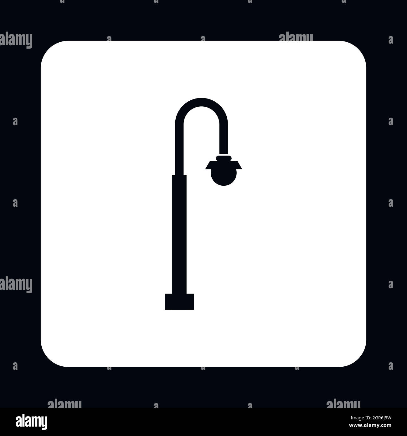 Street light icon in simple style Stock Vector Image & Art - Alamy