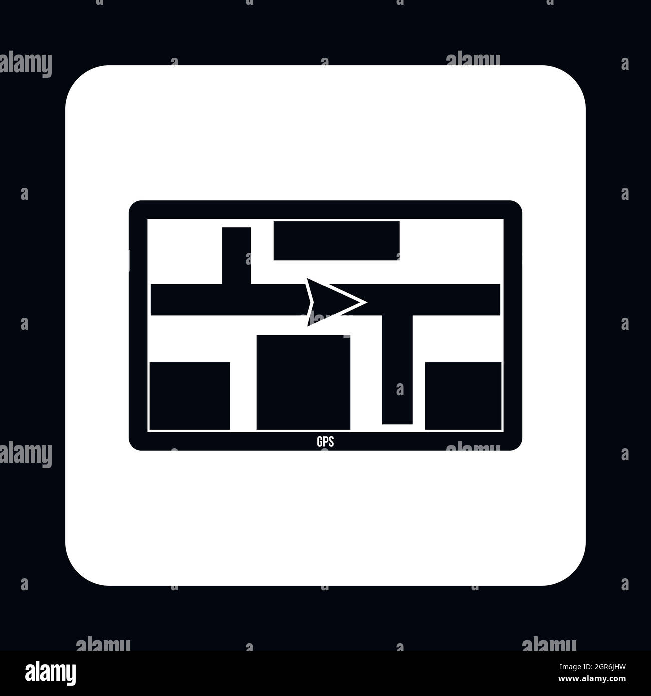 Navigation icon Stock Vector Images - Alamy