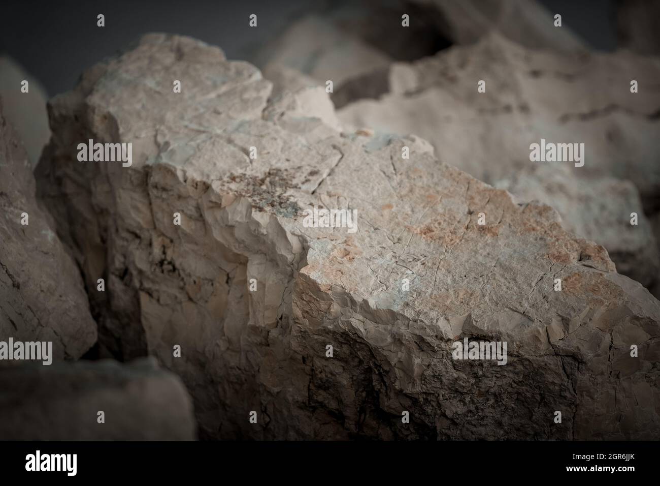 Closeup view of the texture of the rough stone Stock Photo - Alamy