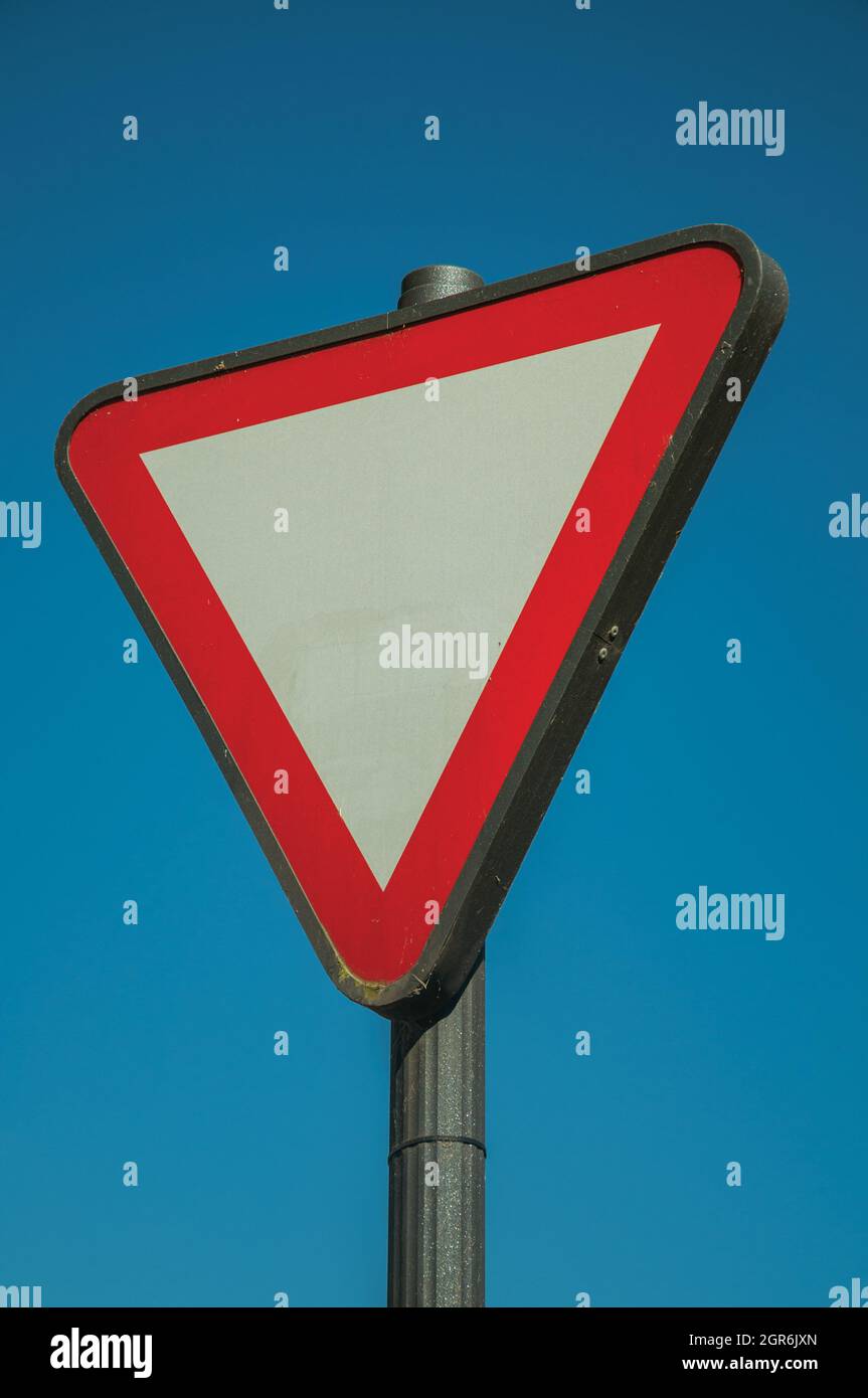 Road sign inverted High Resolution Stock Photography and Images - Alamy