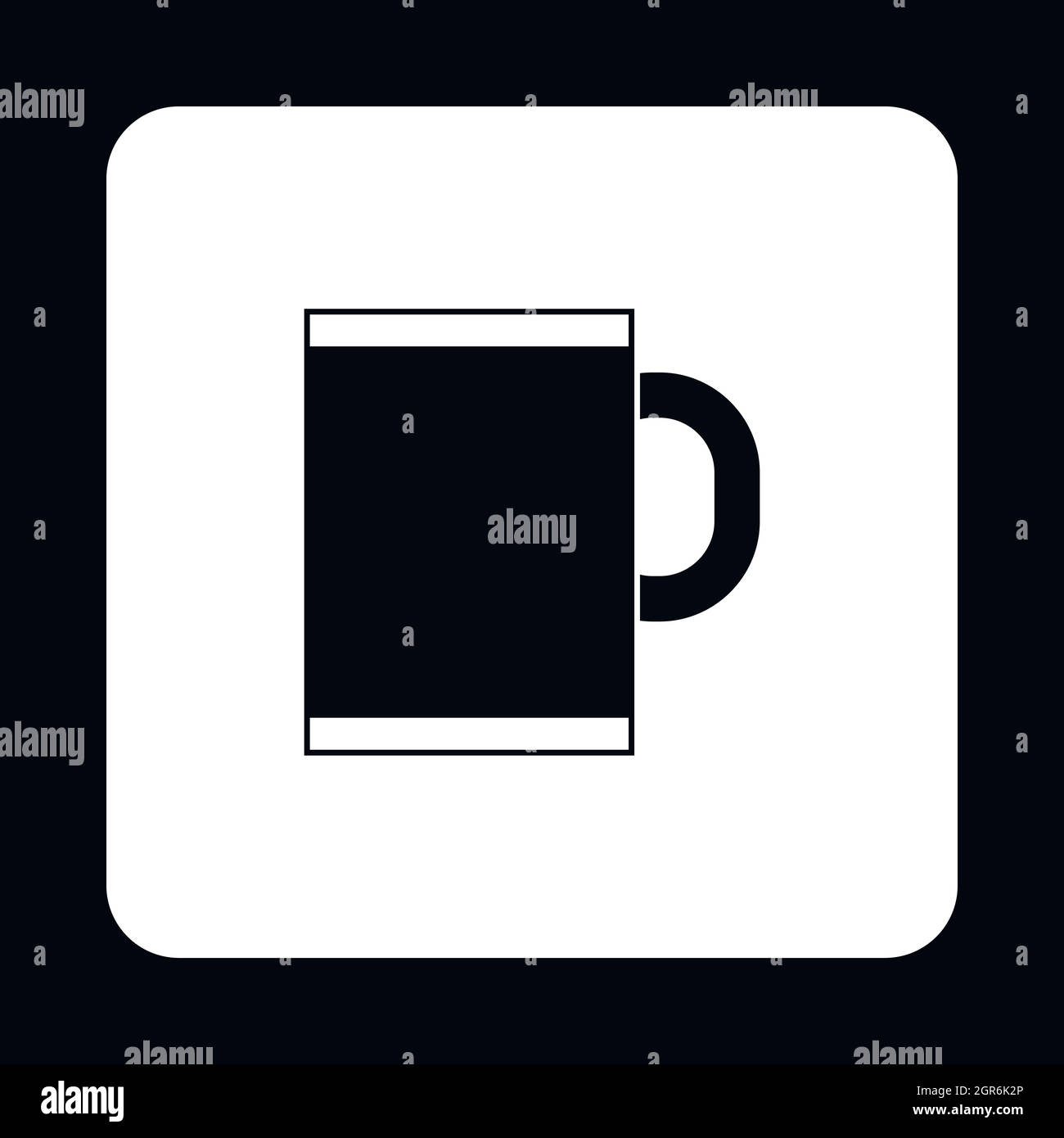 Black cup Stock Vector Images - Alamy