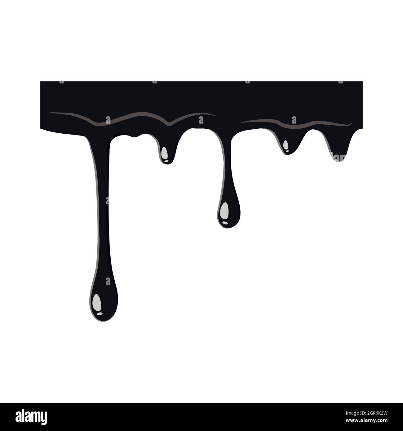 Oil leaking isolated on white background Stock Vector Image & Art - Alamy