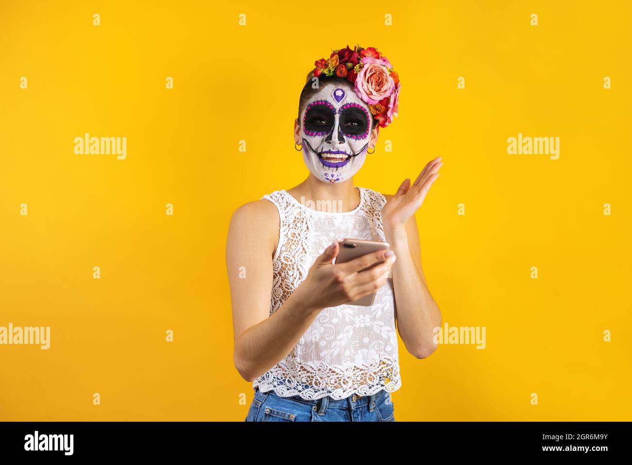 Catrina costume hi-res stock photography and images - Alamy