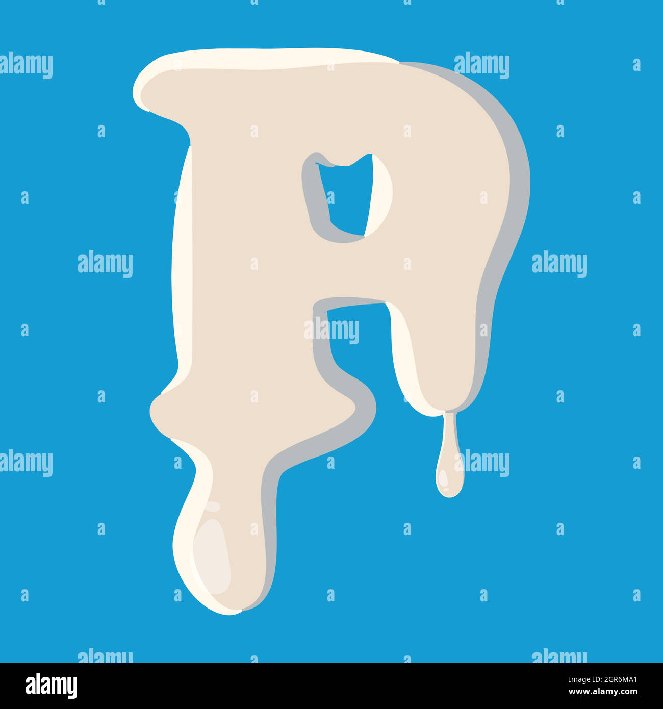 Blue and white p sign Stock Vector Images - Alamy