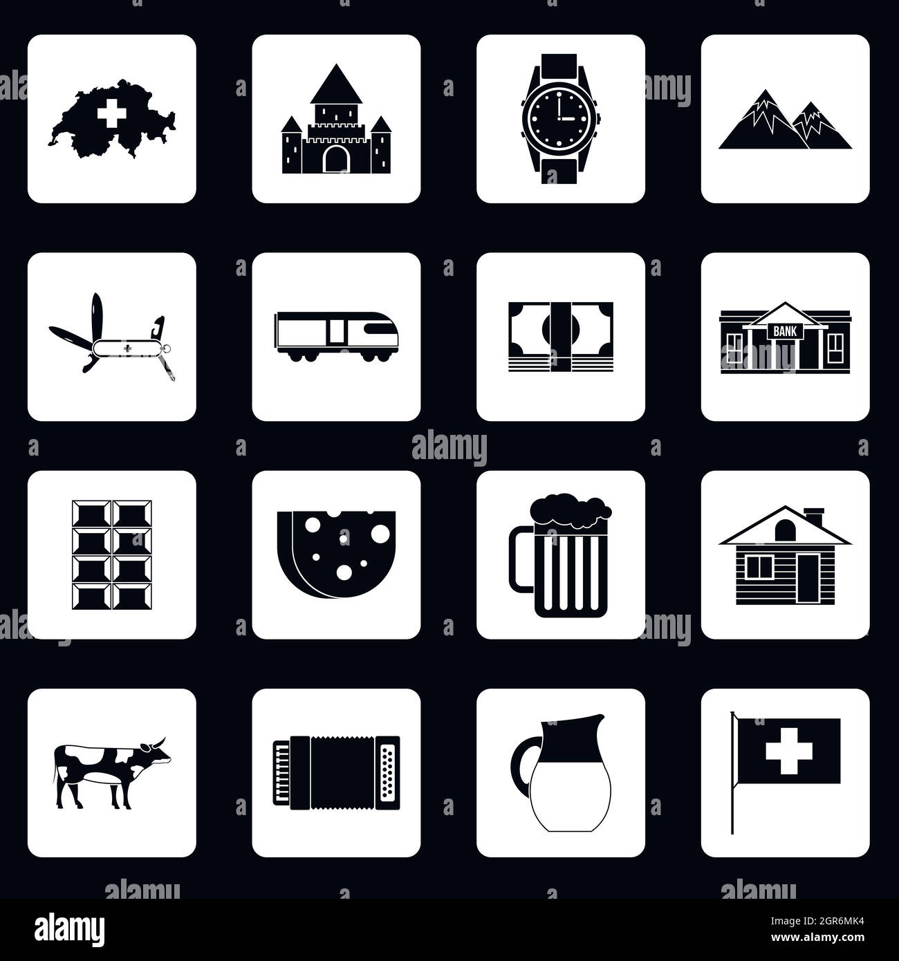 Switzerland zurich building architecture Stock Vector Images - Alamy